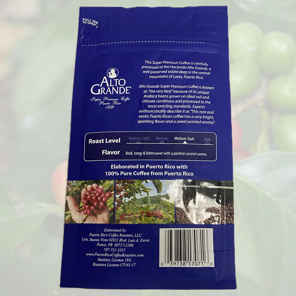 Café Alto Grande Ground Coffee – Puerto Rico Coffee Hub