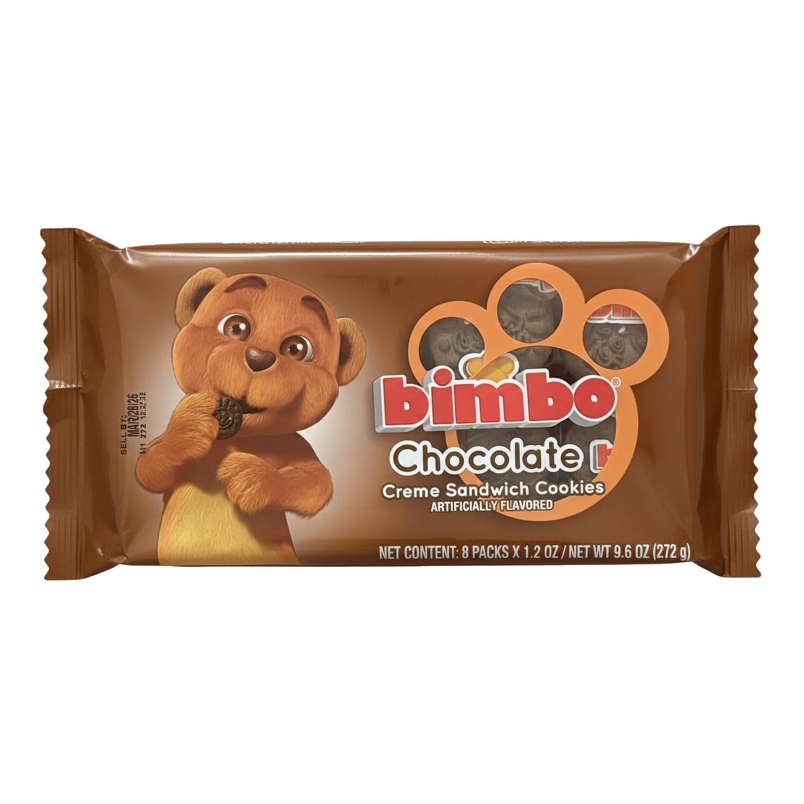 Bimbo Chocolate Cream Sandwich Cookies - Puerto Rican Snack | 60 ...