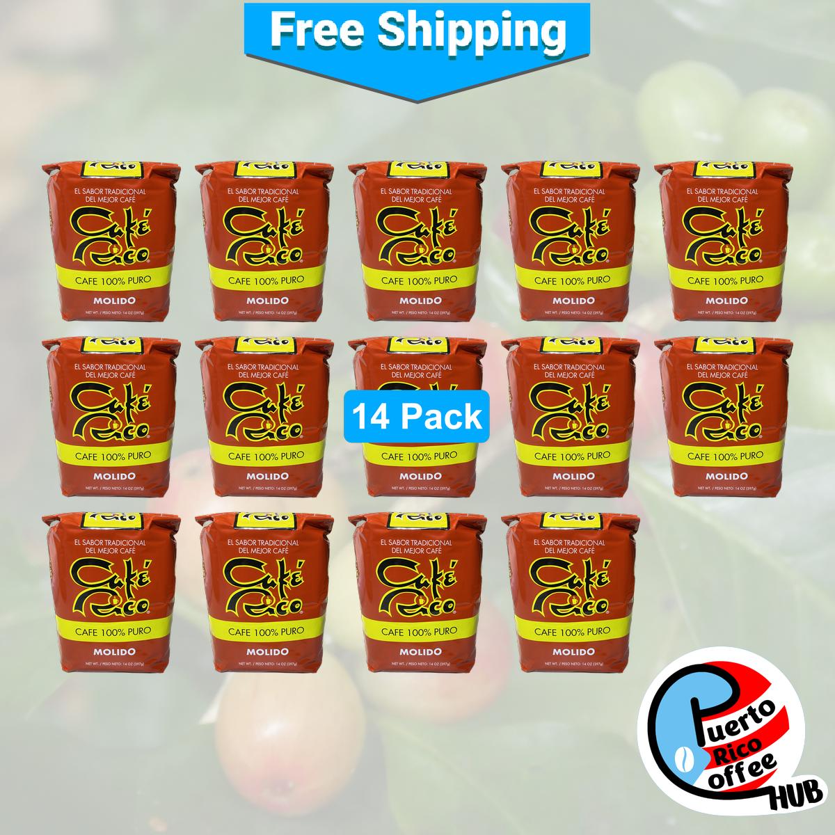 Café Rico Ground Coffee 14-Pack – Puerto Rico Coffee Hub