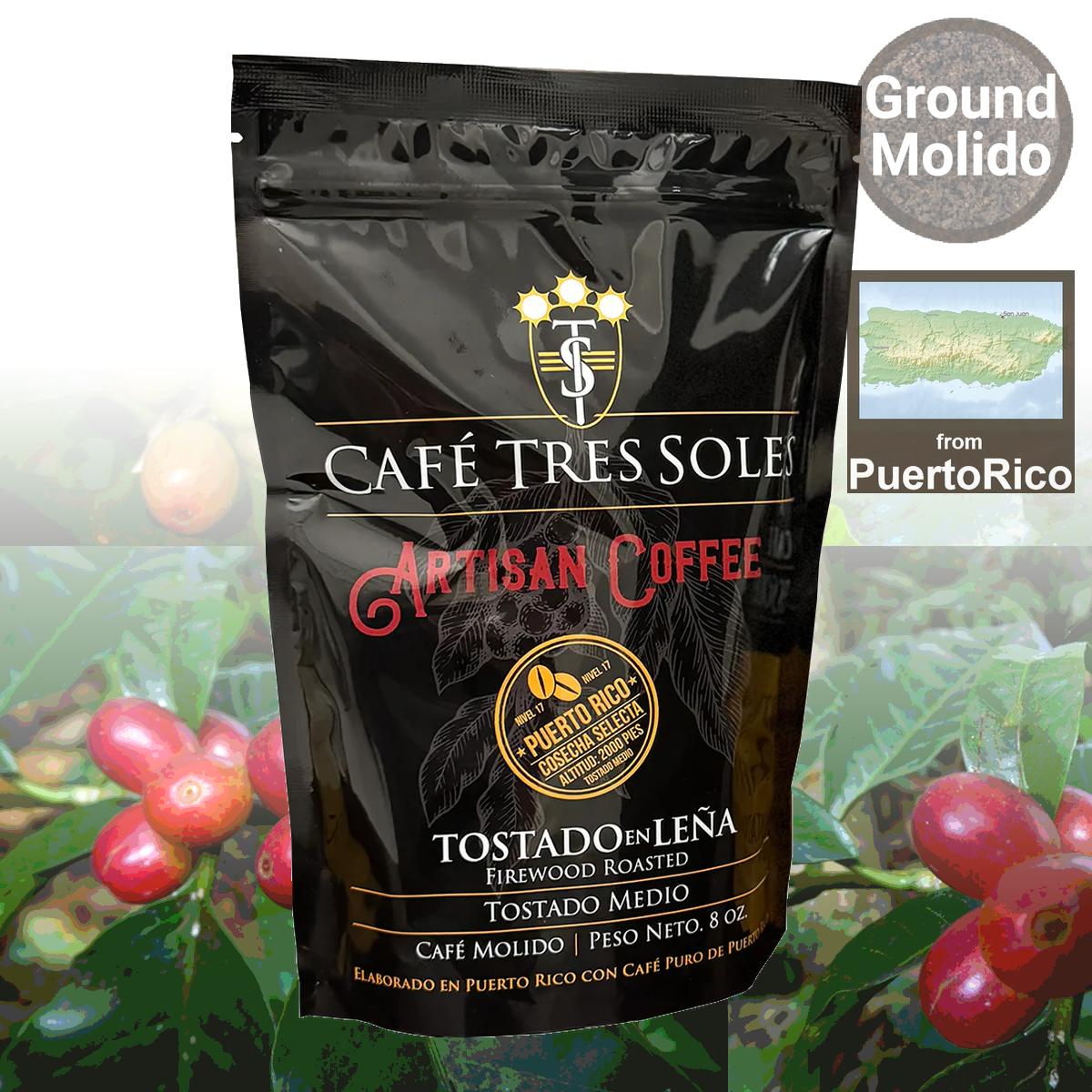 Café Tres Soles Gourmet Ground Coffee – Puerto Rico Coffee Hub