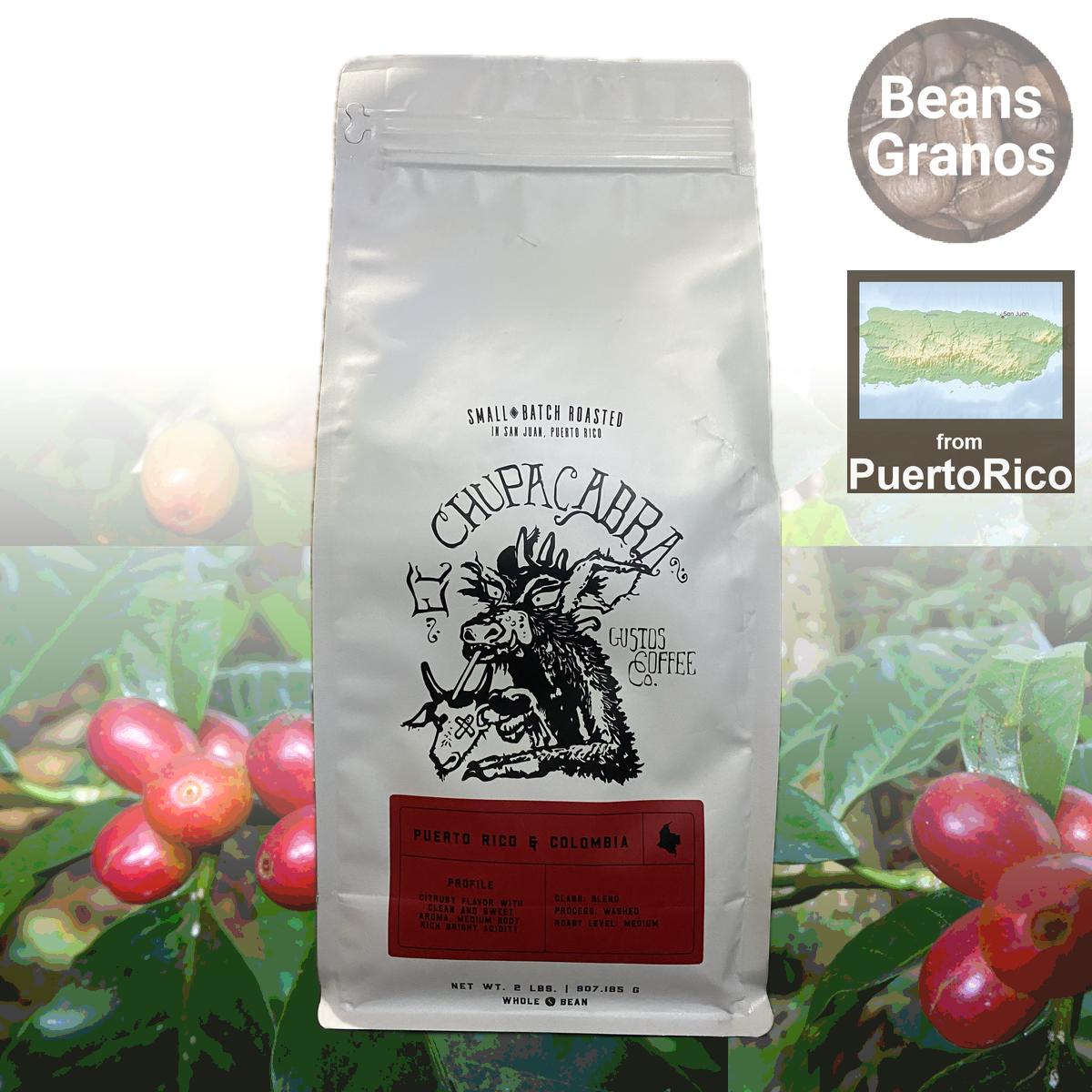Café Chupacabras Coffee Beans 2 Pound – Puerto Rico Coffee Hub