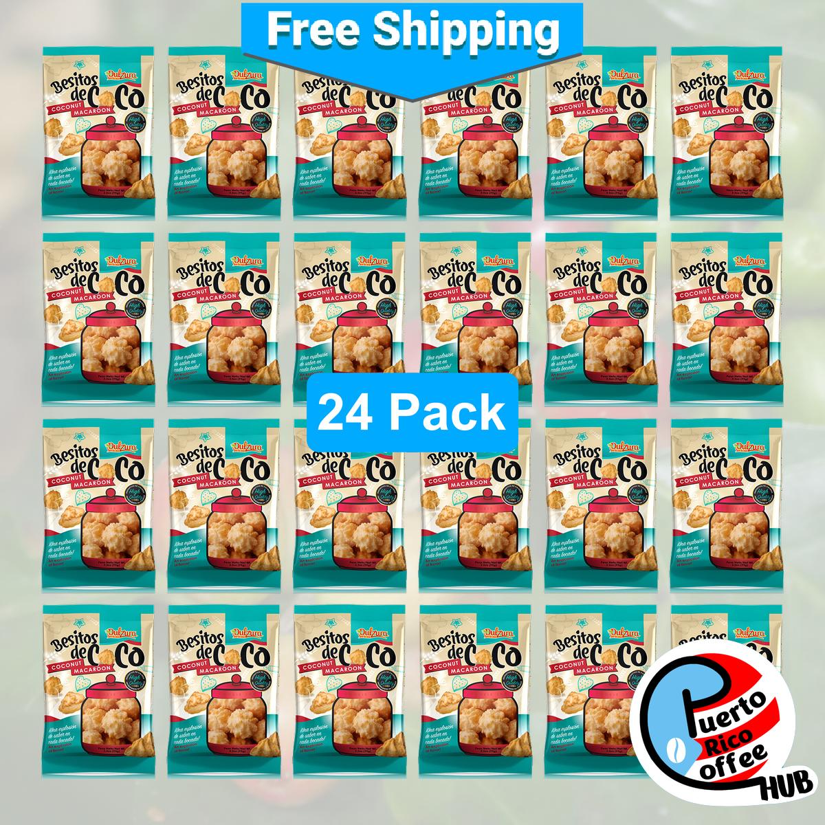 Dulzura Borincana Besitos de Coco 24 Pack | Centro cafetalero de Puerto ...