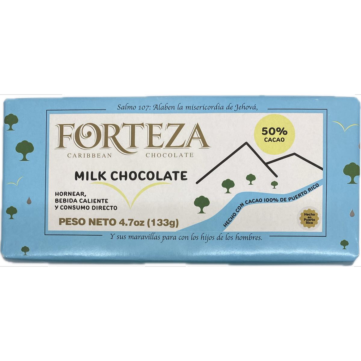 Forteza Big Bars - Milk Chocolate – Puerto Rico Coffee Hub