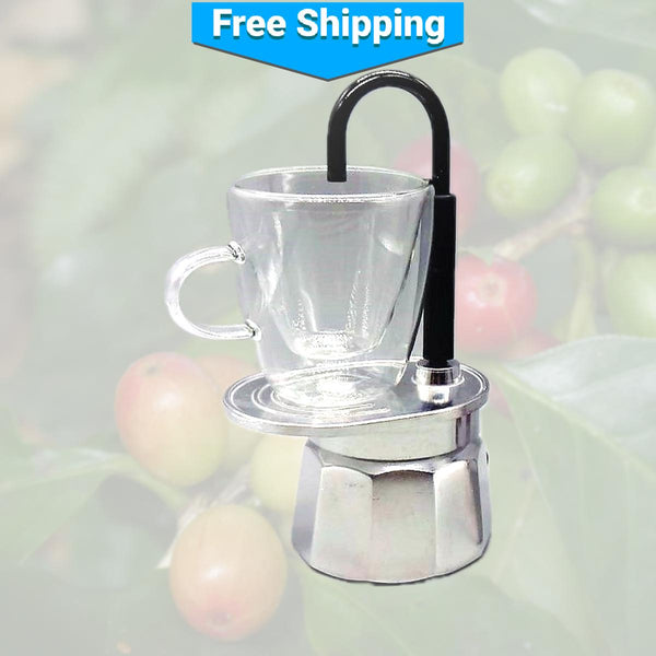 Single Serving Mini Greca Coffee Maker – Puerto Rico Coffee Hub