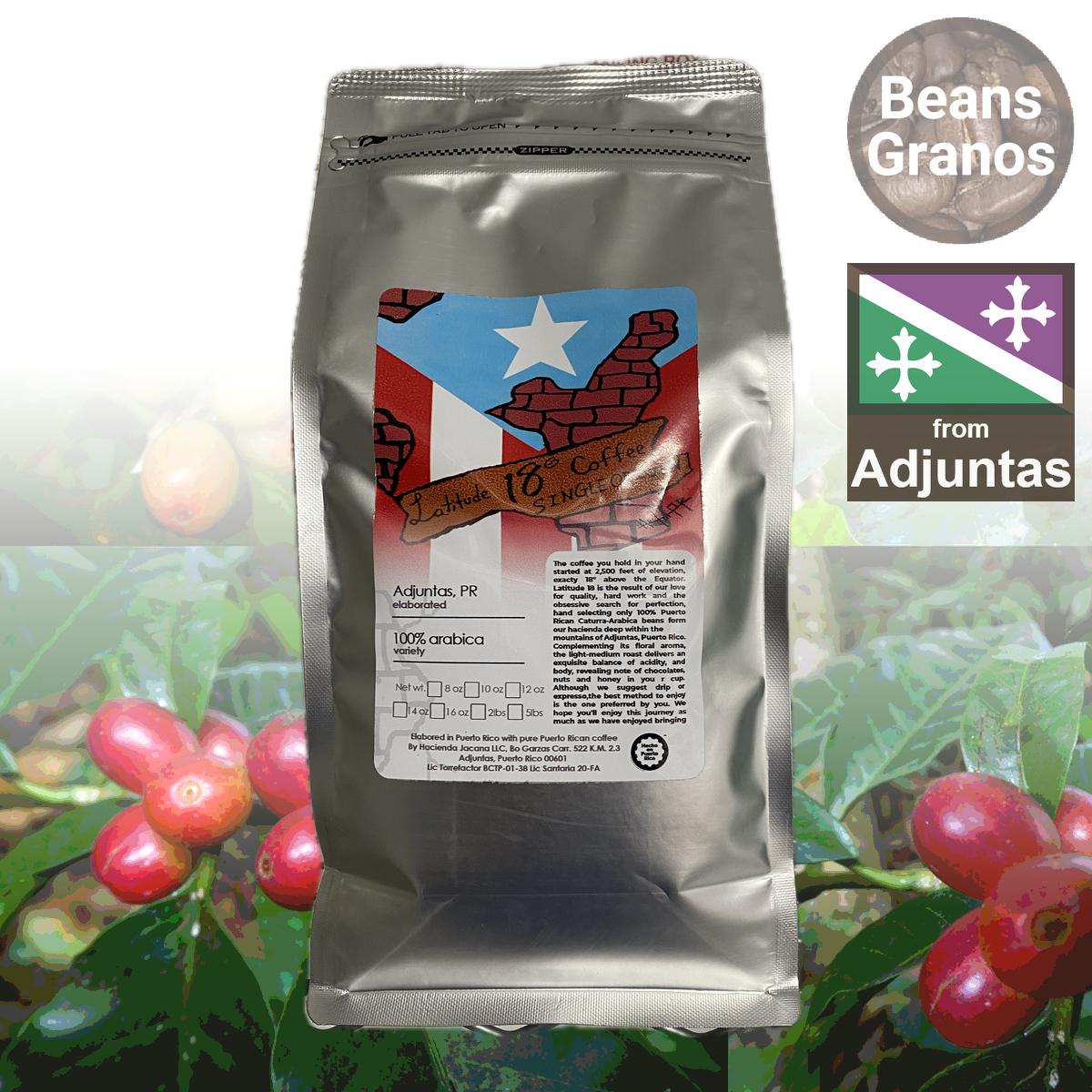 Café Latitude 18 Coffee: Coffee Beans 5 Lb | Puerto Rico Coffee Hub