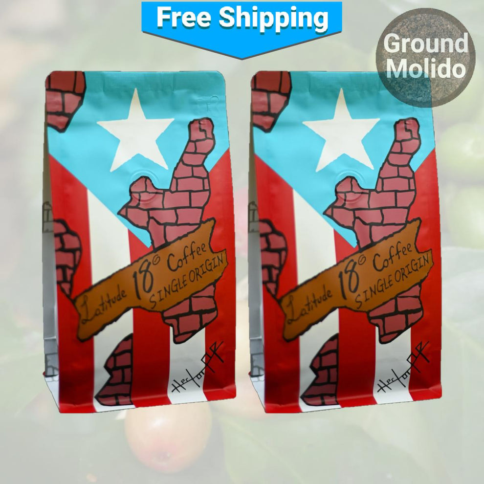 Café Latitude 18 Coffee: Ground Coffee | Puerto Rico Coffee Hub