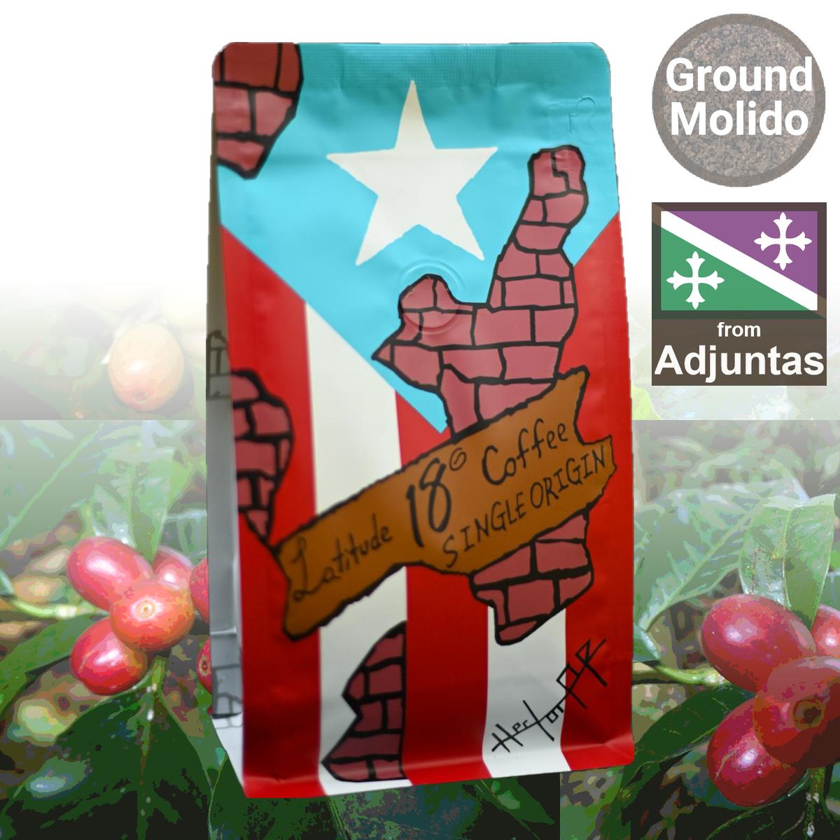 Café Latitude 18 Coffee: Ground Coffee | Puerto Rico Coffee Hub