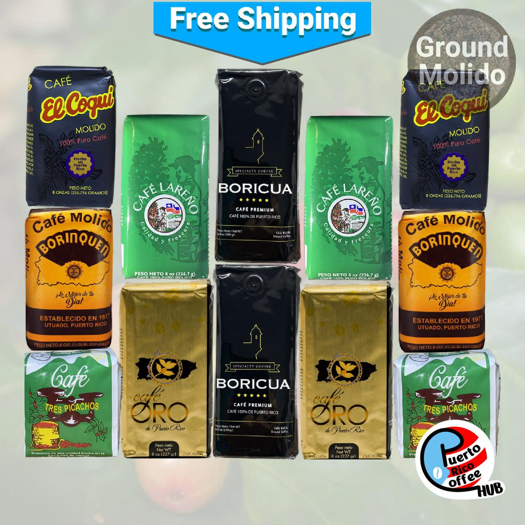 Puerto Rican Ground Coffee Combos – Puerto Rico Coffee Hub