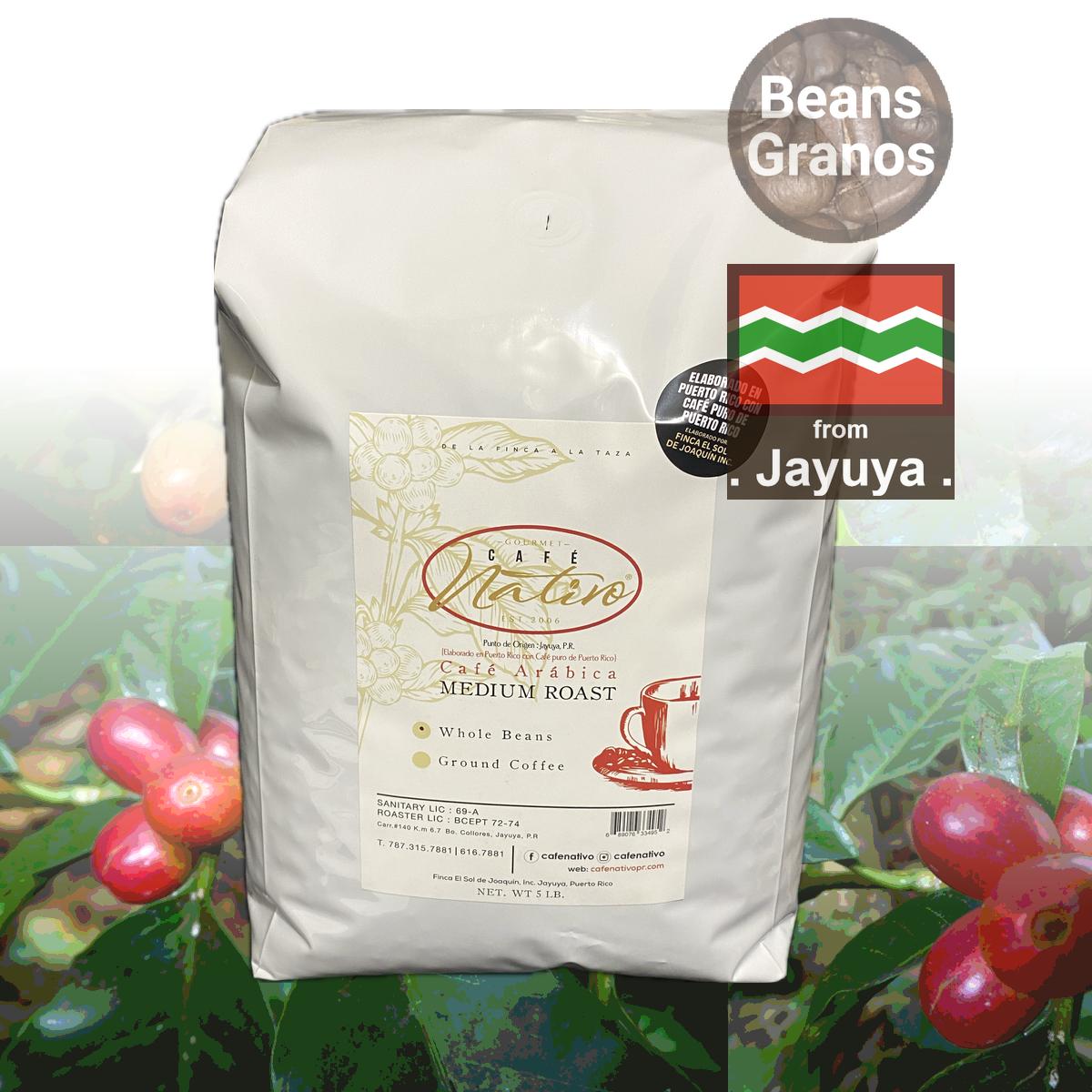 Café Nativo Gourmet Coffee Beans 5 Pound – Puerto Rico Coffee Hub