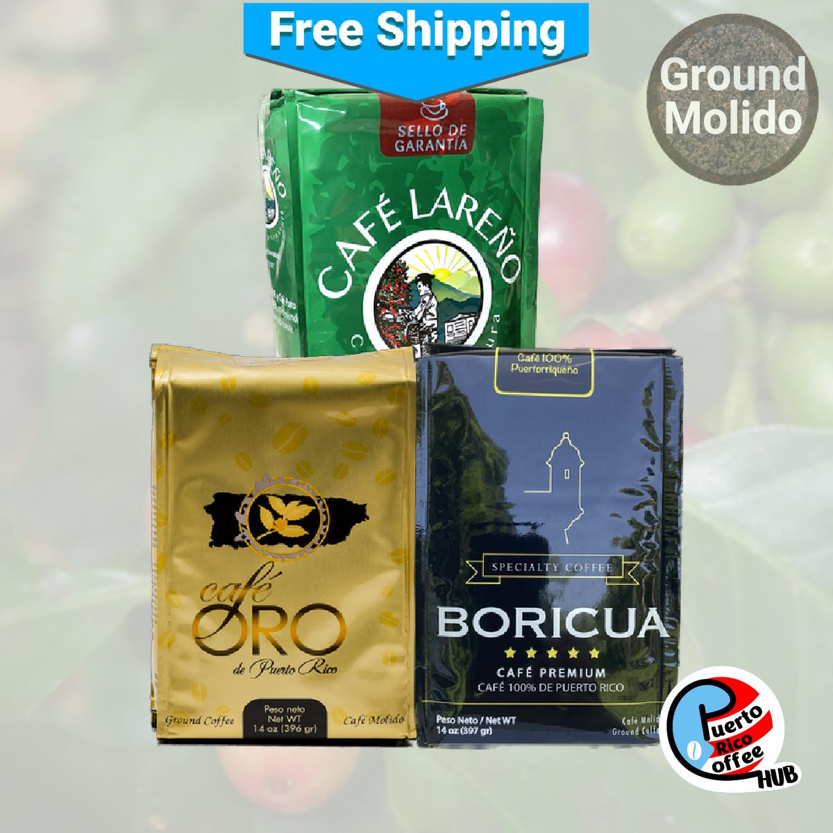 Puerto Rican Ground Coffee Combos – Puerto Rico Coffee Hub