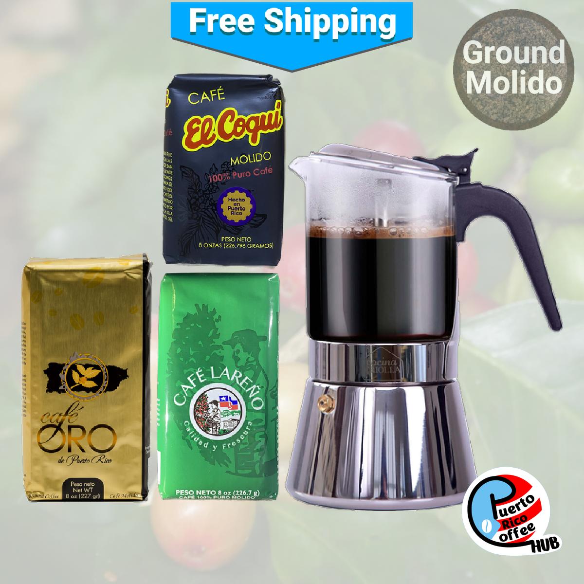Puerto Rican Ground Coffee Combos – Puerto Rico Coffee Hub