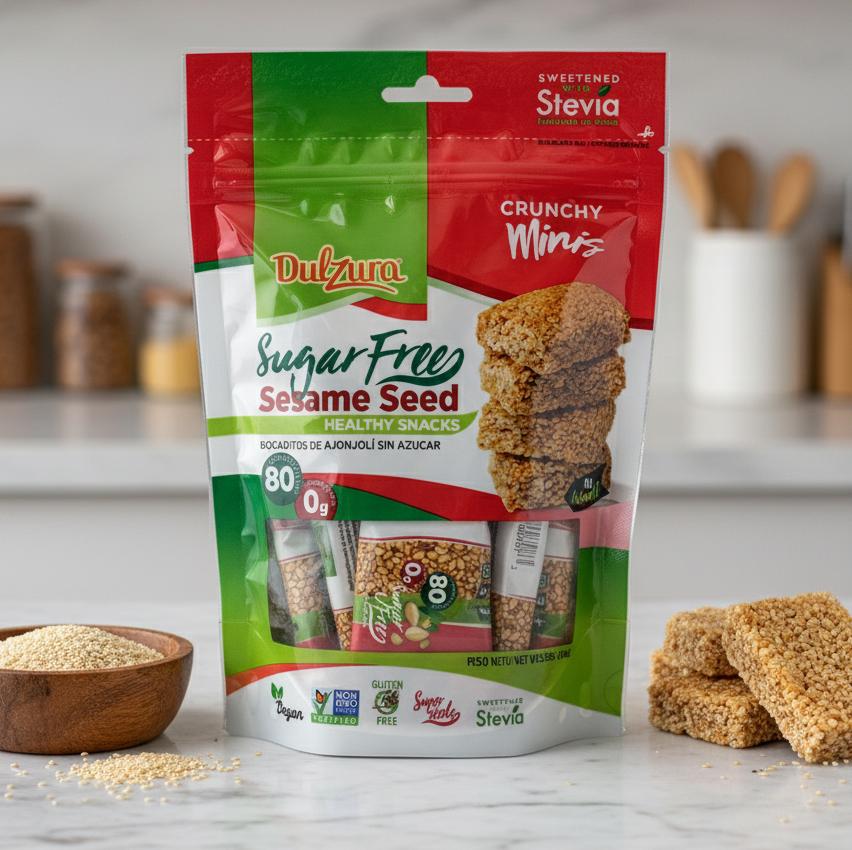 Sugar-Free Sesame Bites | Dulzura Borincana | Puerto Rico Coffee Hub