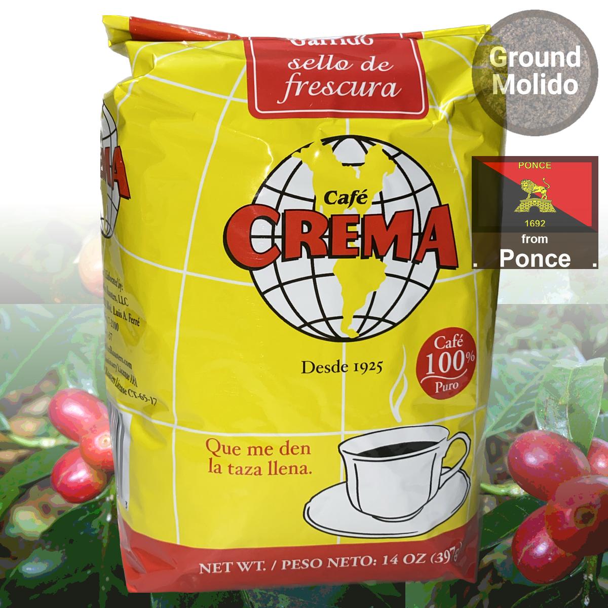Café Crema Ground Coffee – Puerto Rico Coffee Hub