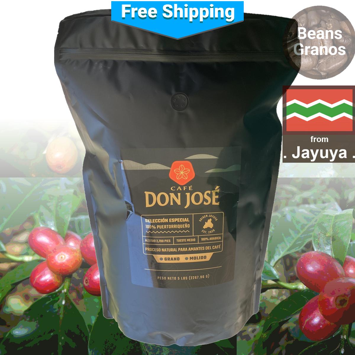 Café Don José Coffee Beans 5lb | Puerto Rico Coffee Hub