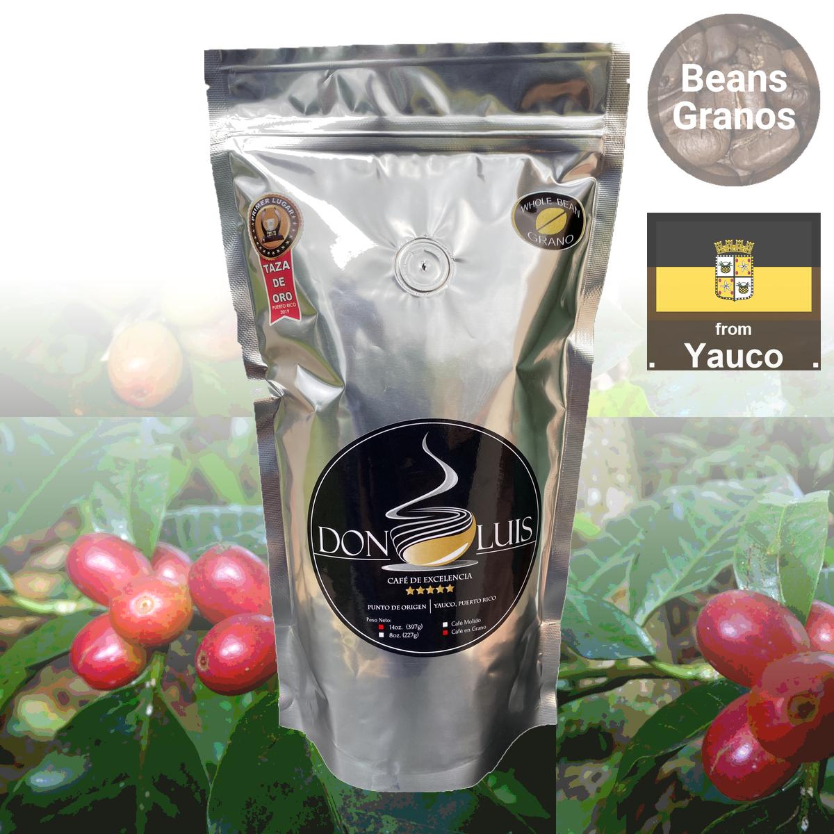 Café Don Luis Coffee Beans | Puerto Rico Coffee Hub
