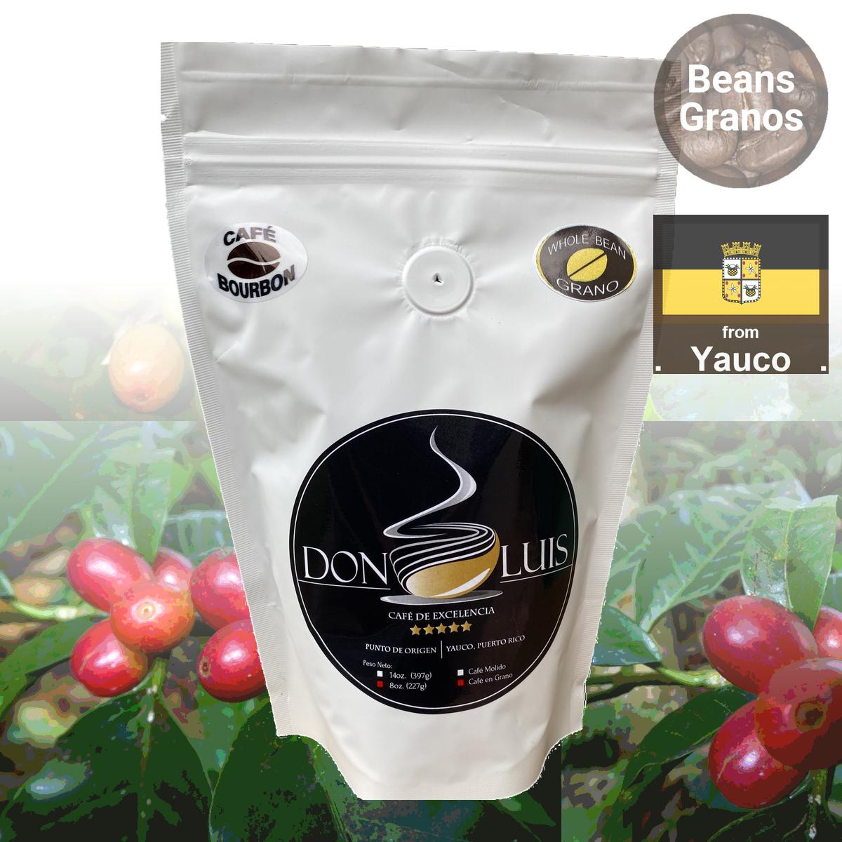 Café Don Luis Bourbon Coffee Beans | Puerto Rico Coffee Hub