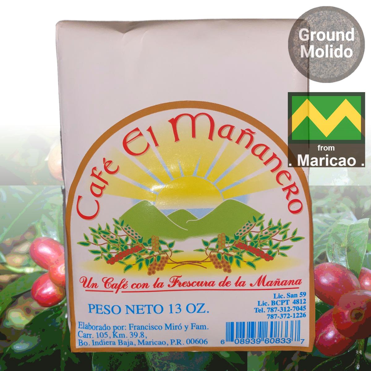 Café El Mañanero Ground Coffee | Puerto Rico Coffee Hub