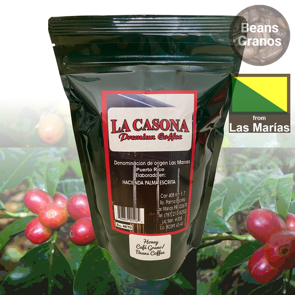Café La Casona Honey Premium Coffee Beans - 100% Sun Dried – Puerto ...