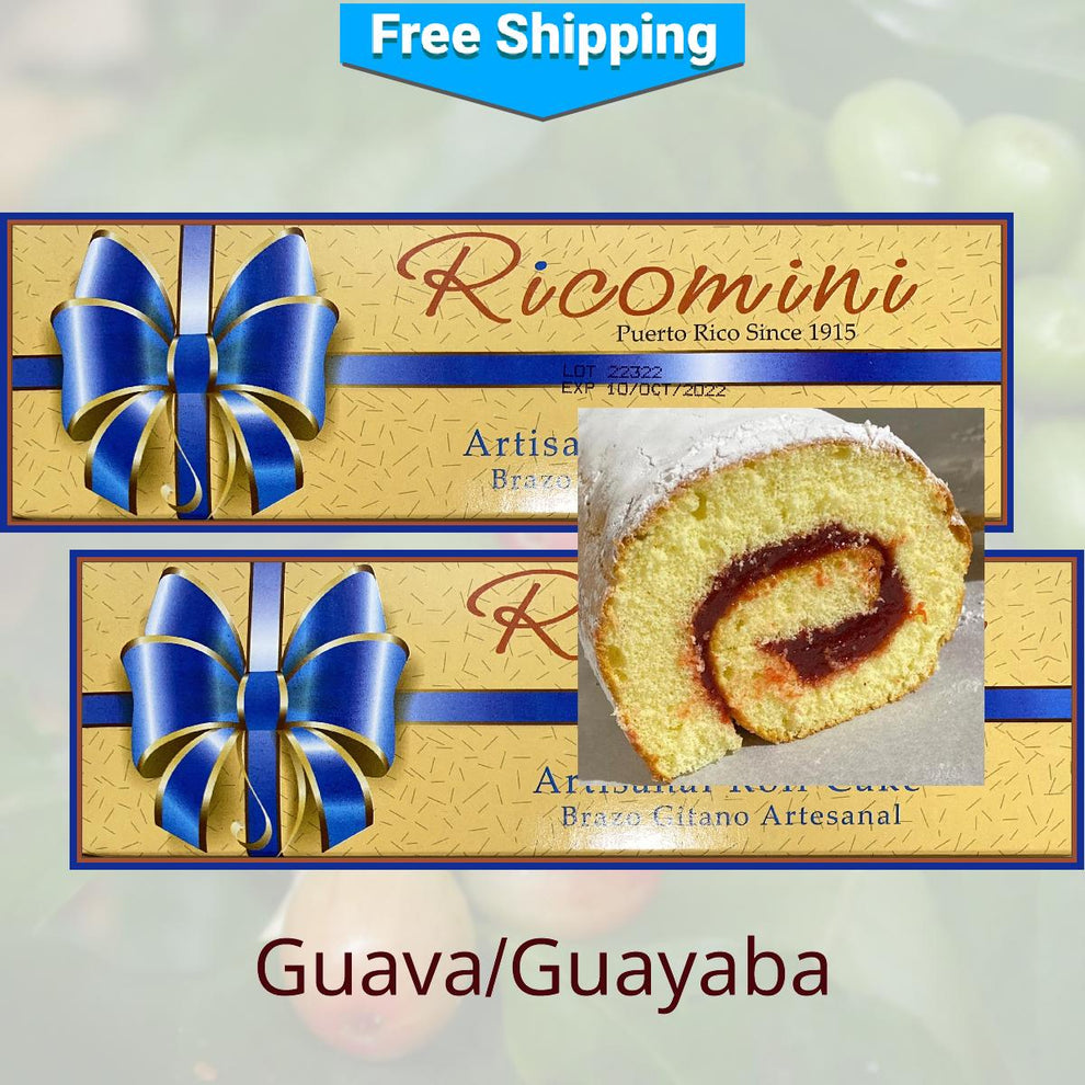 Brazo Gitano (Artisanal Roll Cake) Ricomini 2-Packs – Puerto Rico ...